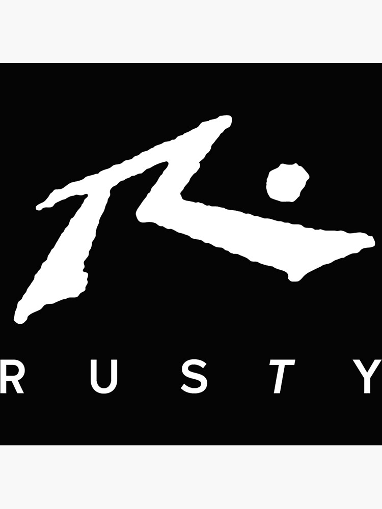 "Rusty logo" Poster for Sale by vielo818 | Redbubble