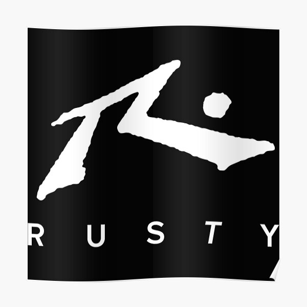 "Rusty logo" Poster for Sale by vielo818 | Redbubble