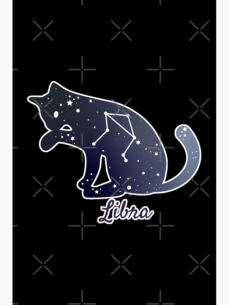 "Libra cat zodiac" Art Print by Astralia | Redbubble