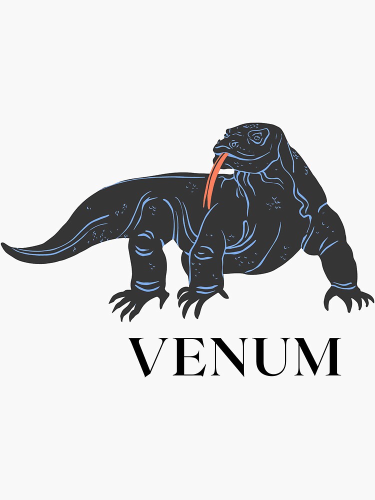 "VENUM" Sticker for Sale by ReignAesthetic | Redbubble