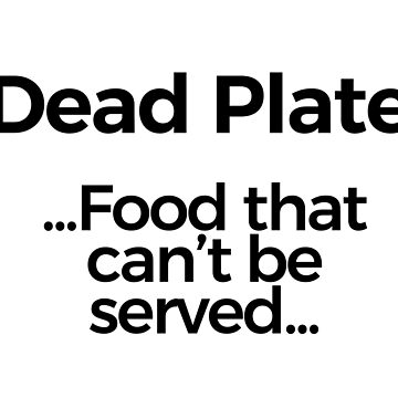 "Dead Plate" Poster for Sale by araeesha0315 | Redbubble