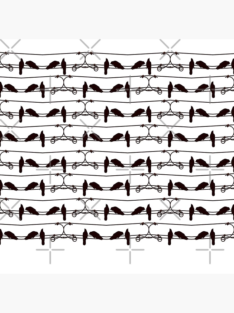 "Two Crows" Poster by silviavelezart | Redbubble