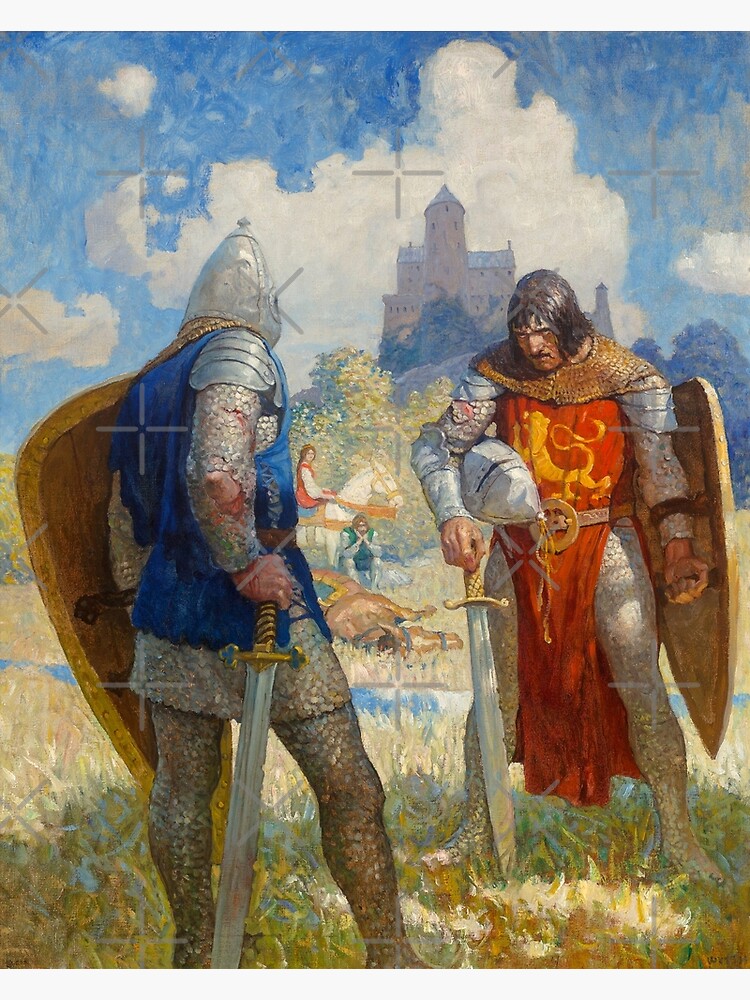 "Newell Convers Wyeth, NC Wyeth. I am Sir Launcelot du Lake, knight of ...
