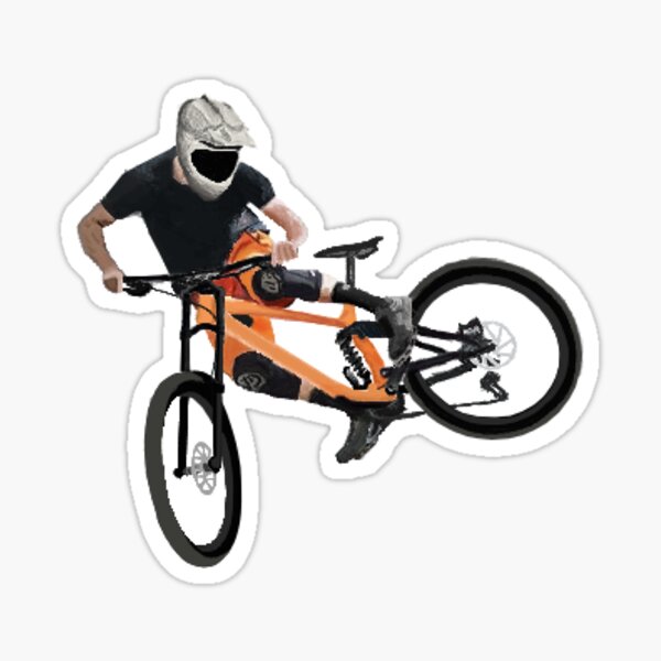 "Mountainbike Whip Illustration" Sticker for Sale by MntnBikes | Redbubble