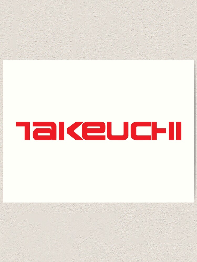 "tractor-TAKEUCHI logo" Art Print for Sale by HaHGriffith | Redbubble