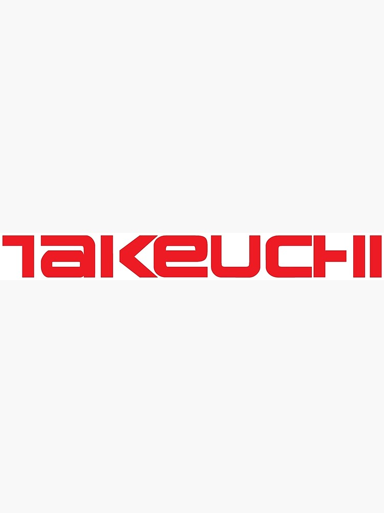 "tractor-TAKEUCHI logo" Art Print for Sale by HaHGriffith | Redbubble