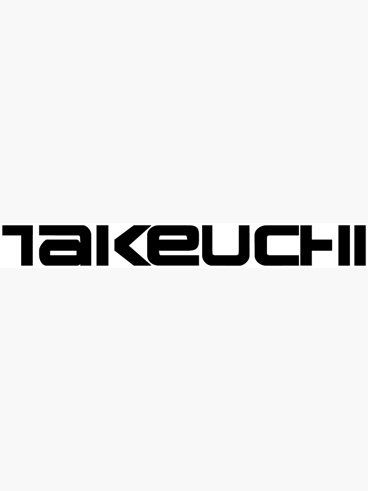 "tractor-TAKEUCHI logo" Photographic Print for Sale by HaHGriffith ...