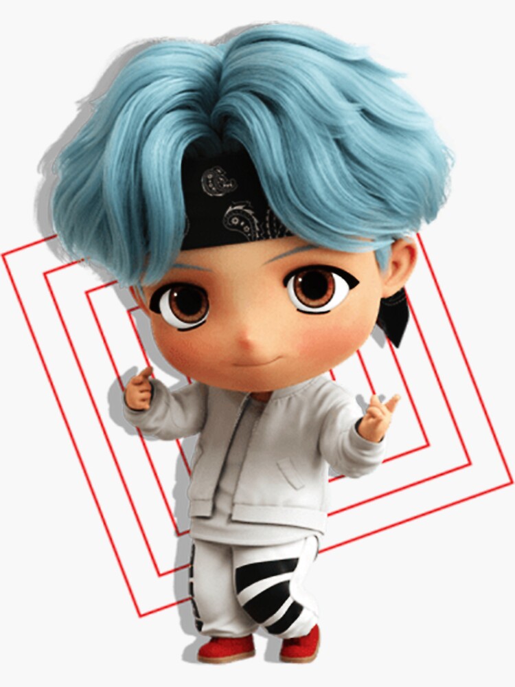 "Suga Tiny Tan" Sticker for Sale by Ali-ibm | Redbubble