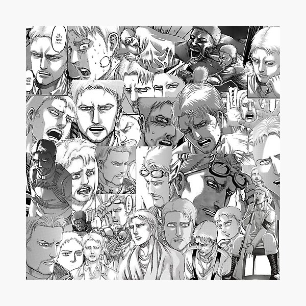 "Reiner manga panels" Photographic Print for Sale by TheGoldenCorgi ...