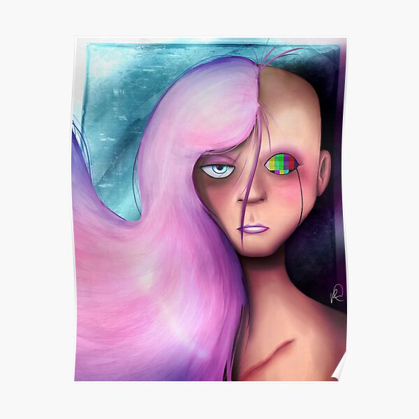 "Split Screen" Poster by Naedix | Redbubble