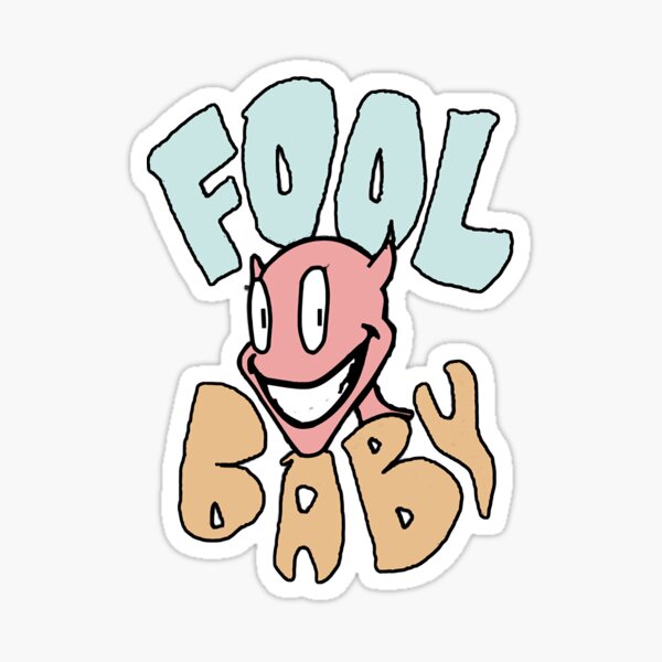 "wunderworld FOOL BABY demon" Sticker by MonikaTrujillo | Redbubble