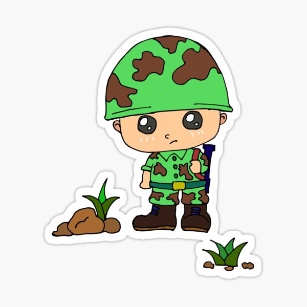 "Mini Soldier" Sticker for Sale by DuppyShop | Redbubble