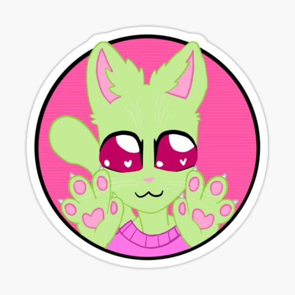 "Cat Zim" Sticker for Sale by Junkyard-Kitten | Redbubble