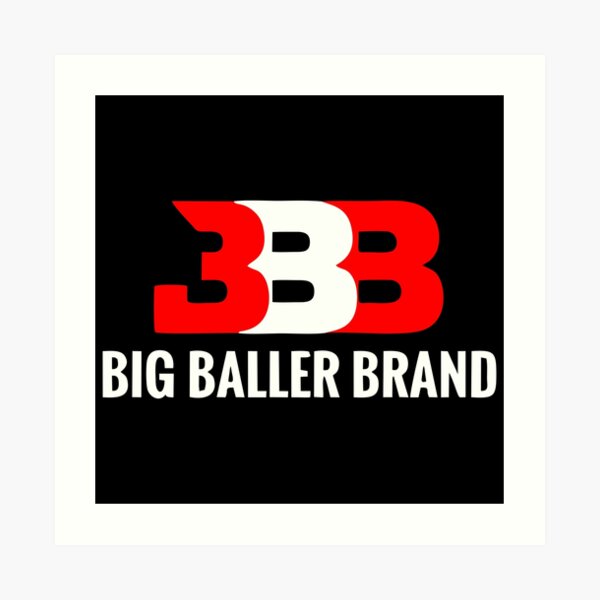 "Amazing Big Baller Brand Logo" Art Print for Sale by nrizkom | Redbubble