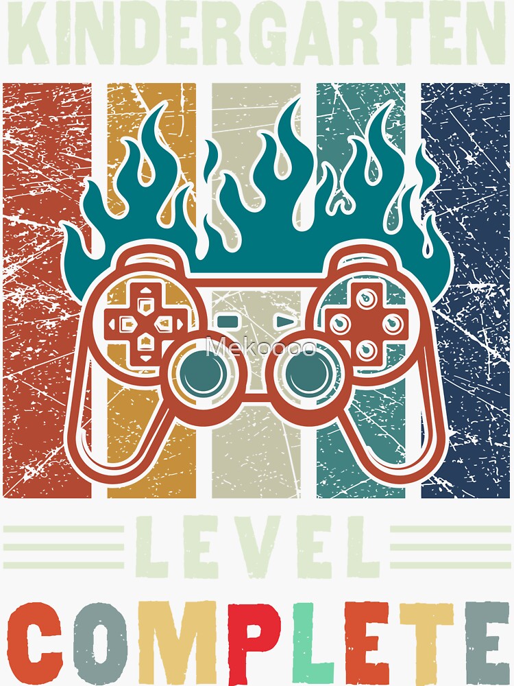 "Kindergarten Graduation Level Complete video gamer Gaming Class 2021 ...