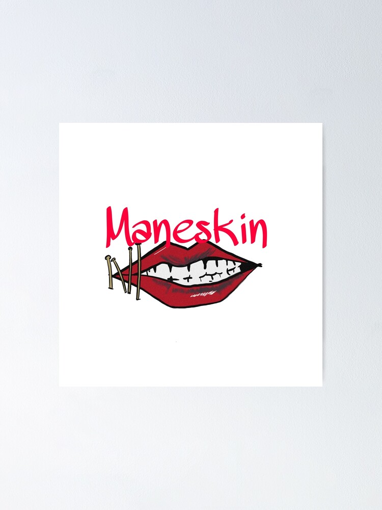 "Maneskin Sticker" Poster by Nedskr | Redbubble