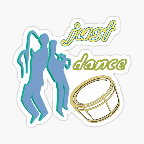 "Just dance " Sticker for Sale by imtiyaz9661 | Redbubble