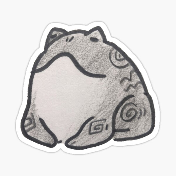 "Big fat frog " Sticker for Sale by MyStuffShop | Redbubble