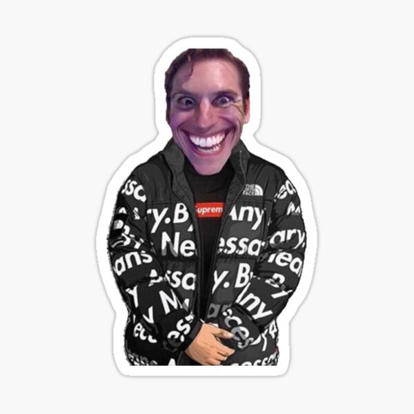"jerma985 jerma drip amogus guy imposter sus meme twitch dank " Sticker ...