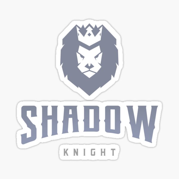 "SHADOW KNIGHT" Sticker by sachdeva-777 | Redbubble