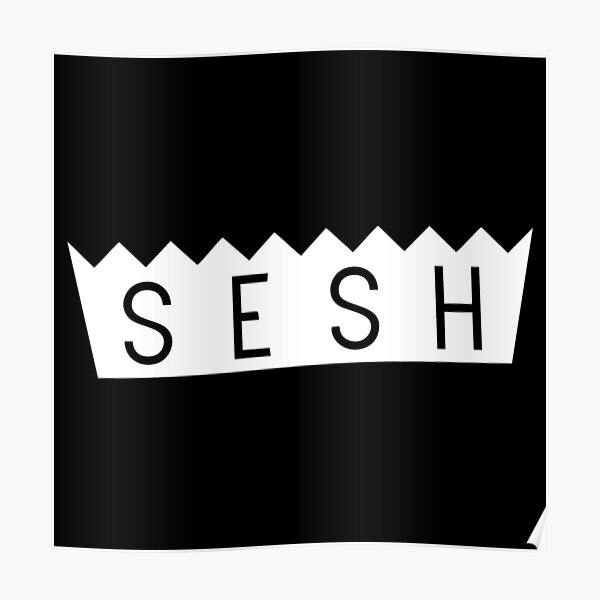 "Best Selling Sesh Logo" Poster by mirsamid | Redbubble