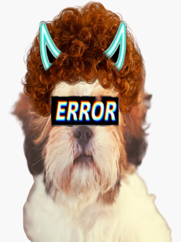 "Puppy Error" Sticker by beekewl | Redbubble