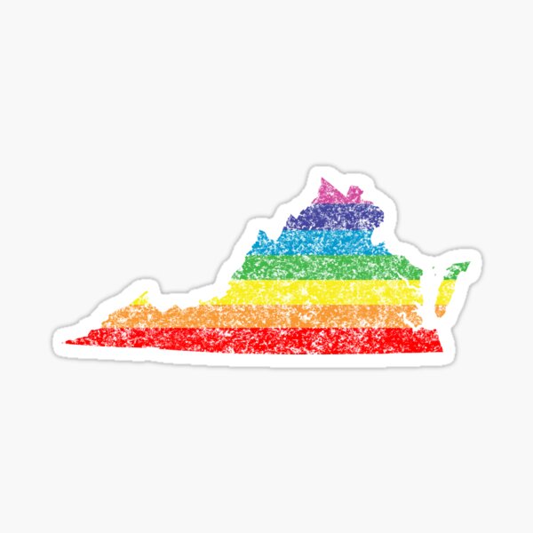 "virginia rainbow" Sticker for Sale by chromatosis | Redbubble