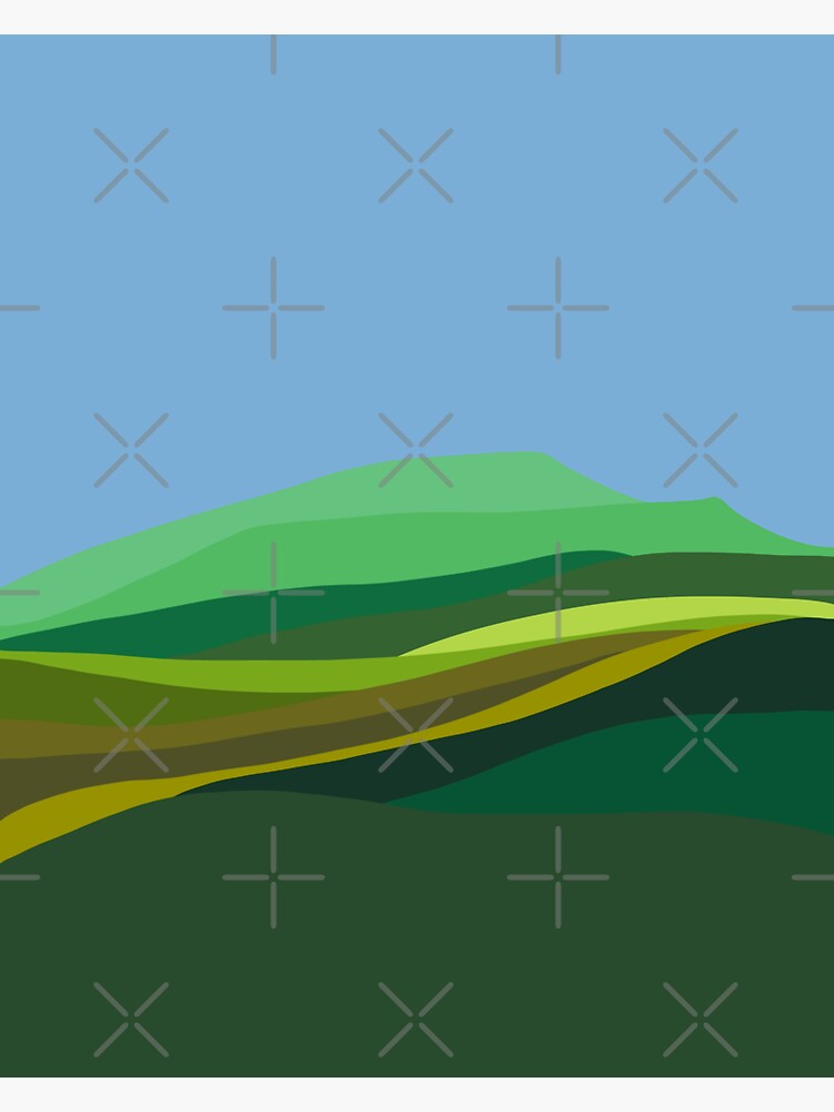 "Abstract Pen-y-Ghent in Spring, Yorkshire Dales Three Peaks, Fell ...