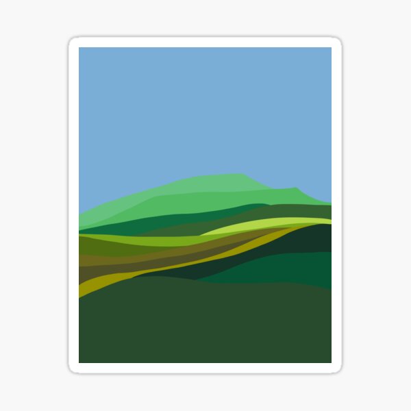 "Abstract Pen-y-Ghent in Spring, Yorkshire Dales Three Peaks, Fell ...