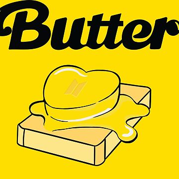 "Smooth like BUTTER!" Sticker for Sale by Christiinee | Redbubble