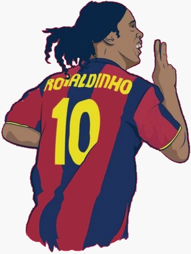 "Art Ronaldinho" Sticker for Sale by GeconGonope | Redbubble