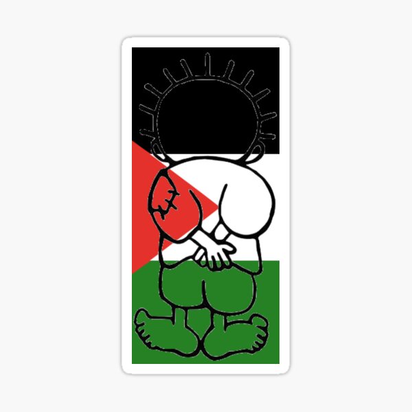 "HANDALA FREE PALESTINE" Sticker for Sale by Spectruma | Redbubble