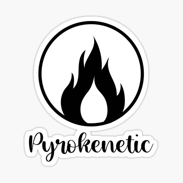 "KOTLC - Pyrokenetic Ability Badge" Sticker for Sale by Sprout123 ...