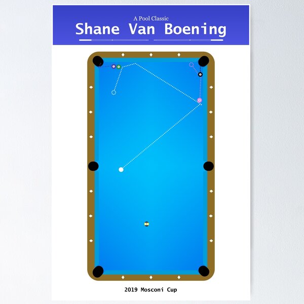 "A Pool Classic - Shane Van Boening" Poster for Sale by AshleyF3 ...