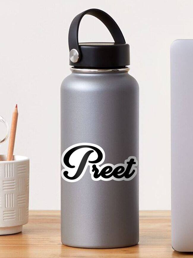 "Preet(Name)" Sticker for Sale by ArtRiver | Redbubble