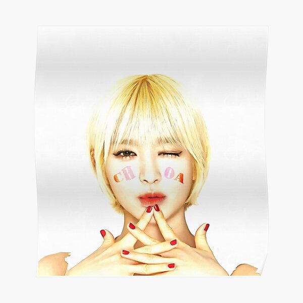 "CHOA(초아), AOA, Kpop star" Poster for Sale by moduko | Redbubble