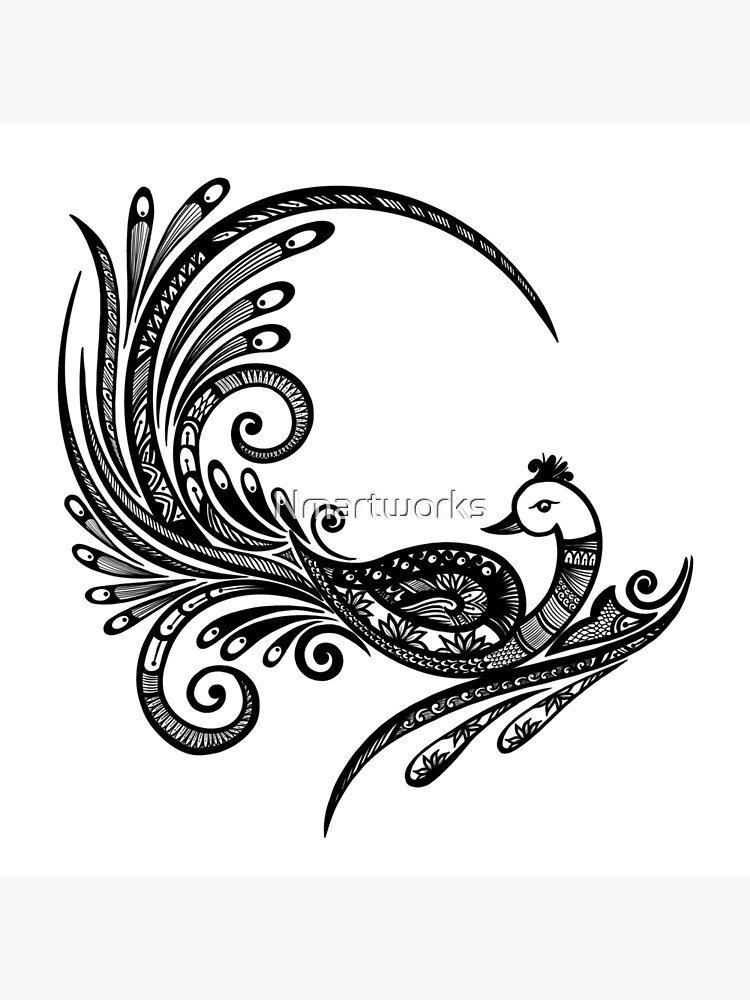 Simple Peacock Design