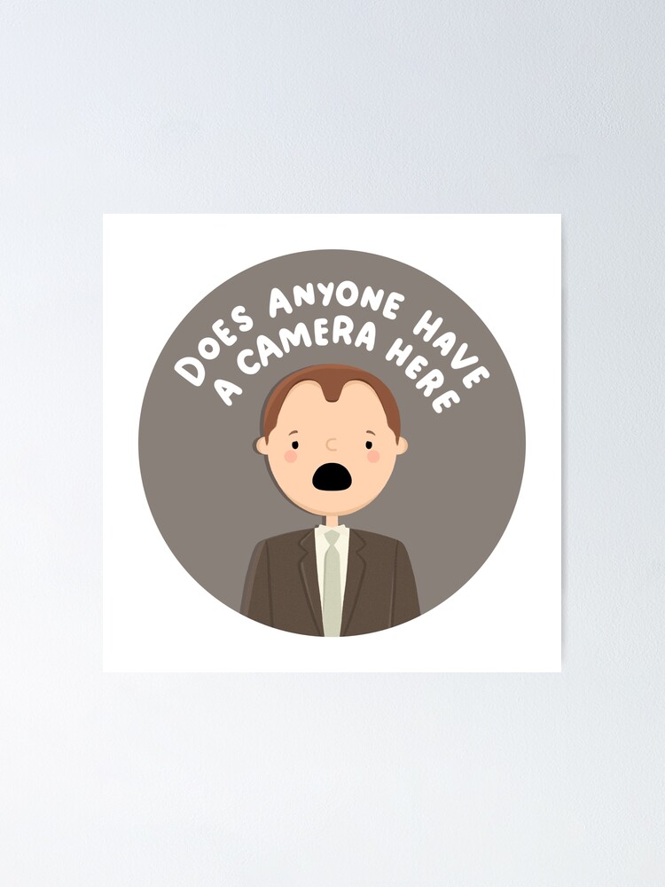 "The Office Toby Camera" Poster for Sale by cutermelon | Redbubble