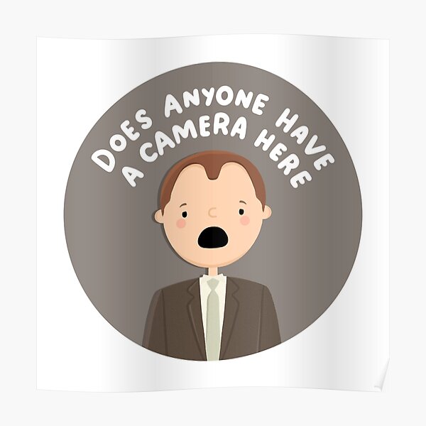 "The Office Toby Camera" Poster for Sale by cutermelon | Redbubble