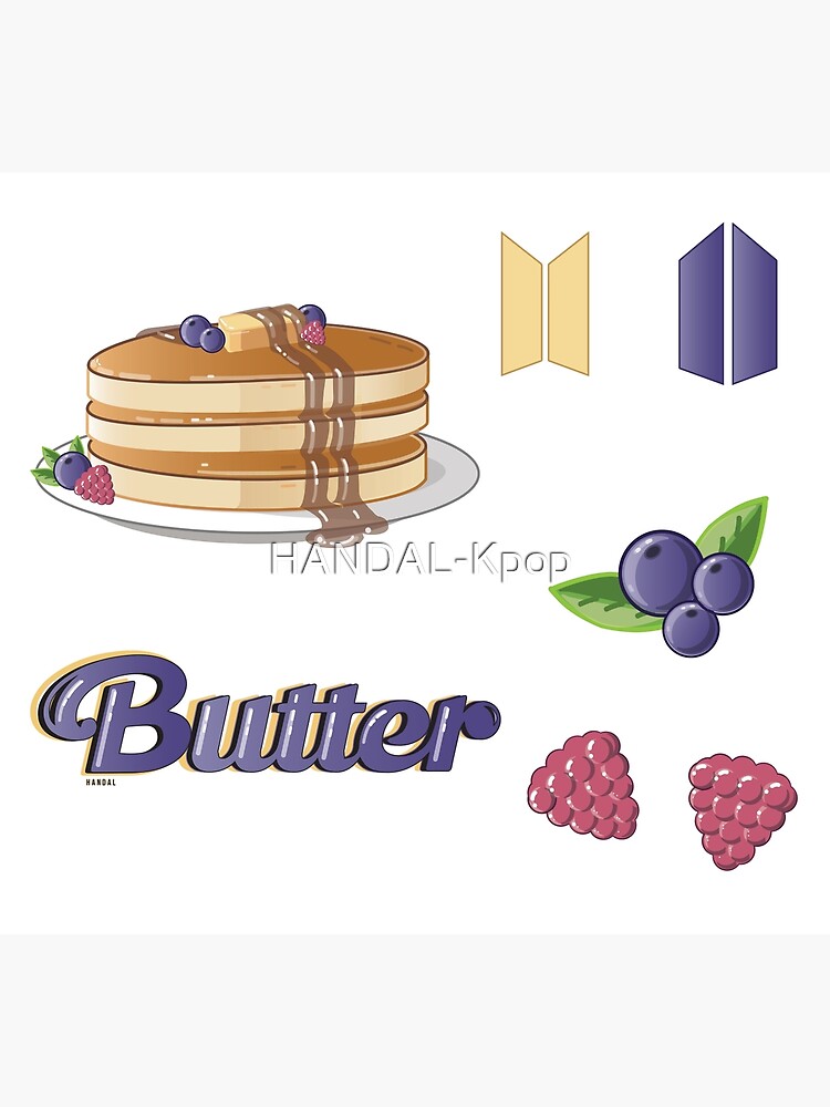 BTS BUTTER PANCAKE GROUP Photographic Print By HANDAL Kpop Redbubble bts-butter-pancake-group-photographic-print-by-handal-kpop-redbubble