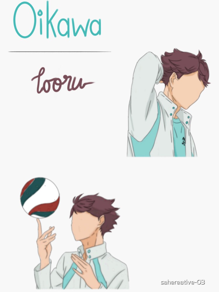 "~ Oikawa sticker sheet " Sticker for Sale by sahereative-03 | Redbubble