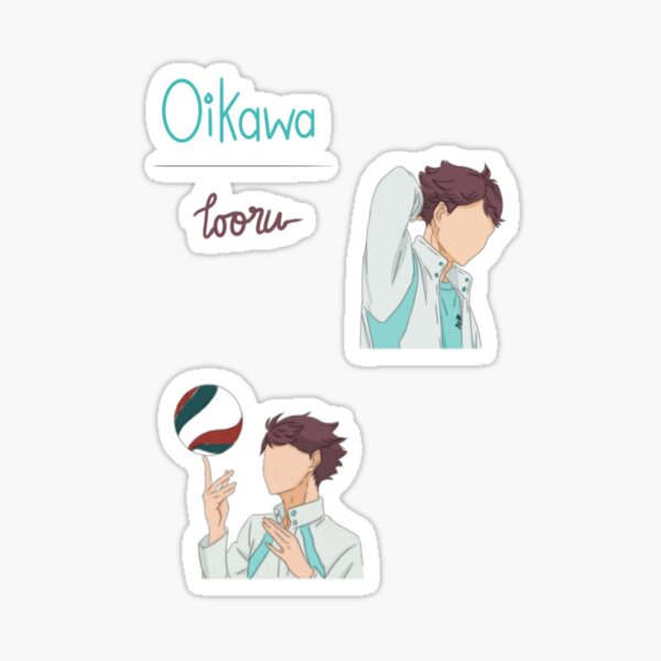 "~ Oikawa sticker sheet " Sticker for Sale by sahereative-03 | Redbubble