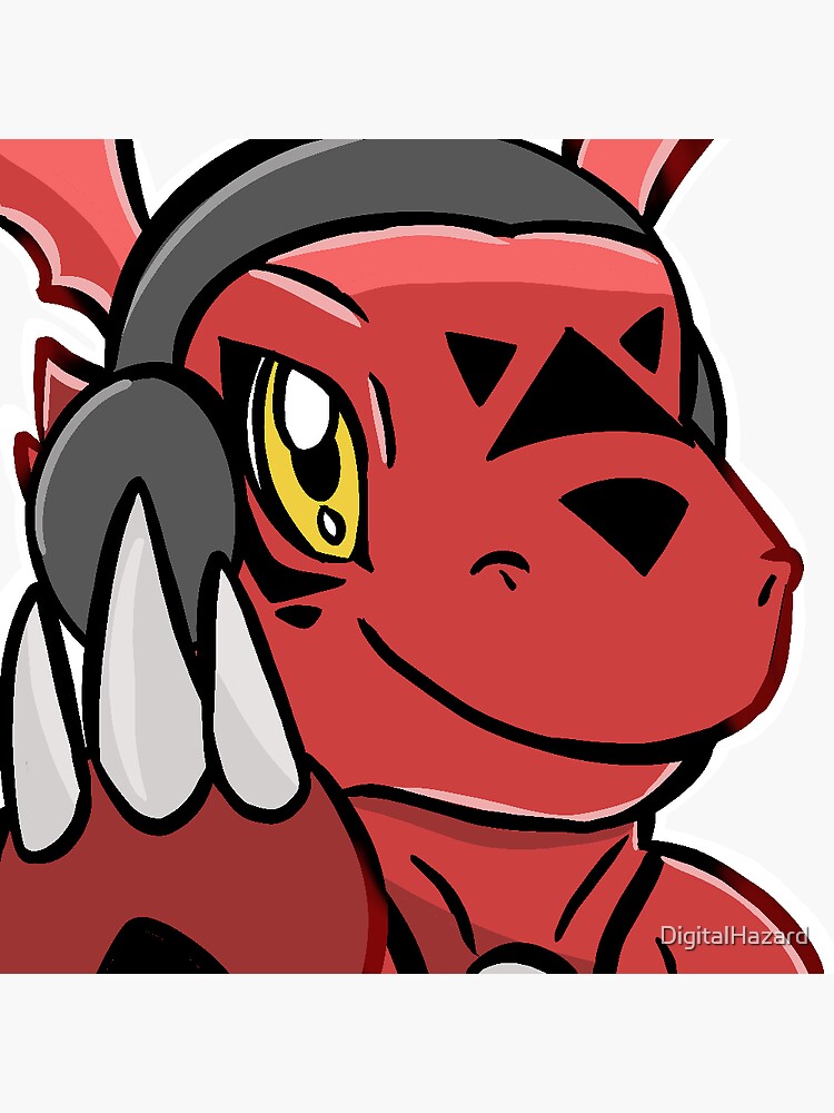 "Digital Hazard Jam" Sticker for Sale by DigitalHazard | Redbubble