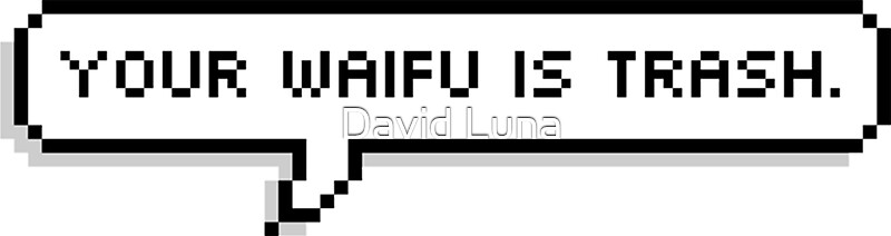 Waifu: Stickers | Redbubble