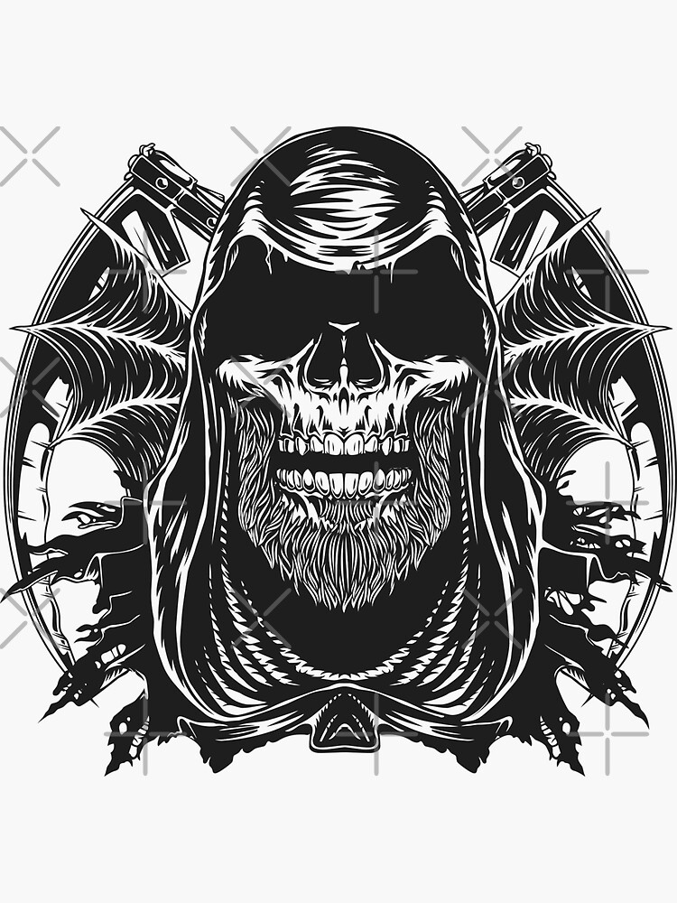 "Reaper Bat" Sticker for Sale by 223digitalarts | Redbubble