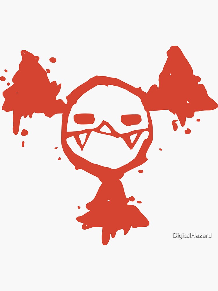 "Digital Hazard Brand Red" Sticker for Sale by DigitalHazard | Redbubble