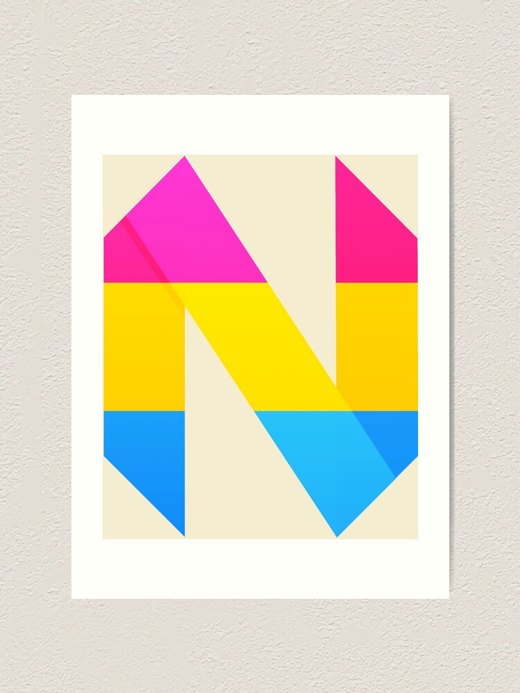 "Pansexual Pride Neovim Logo" Art Print by QuietMisdreavus | Redbubble