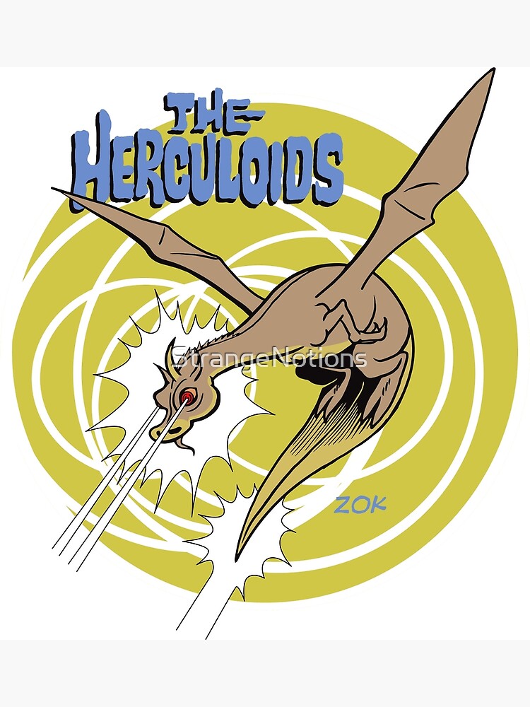 "Tribute to The Herculoids, 60s Animation Character Zok" Poster by ...