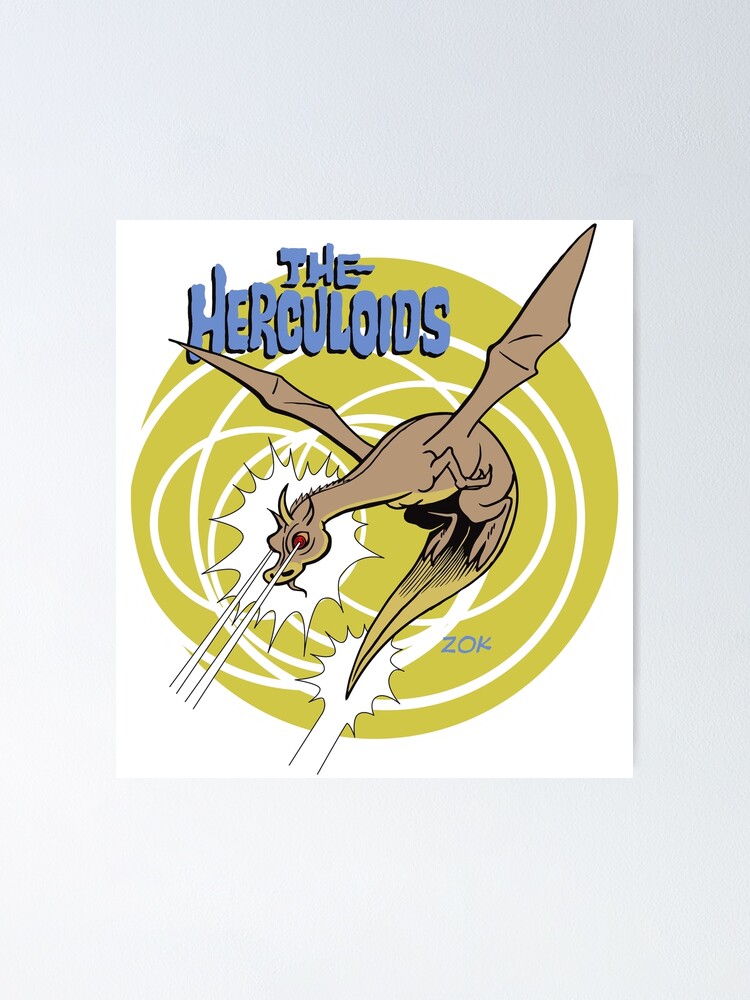 "Tribute to The Herculoids, 60s Animation Character Zok" Poster by ...