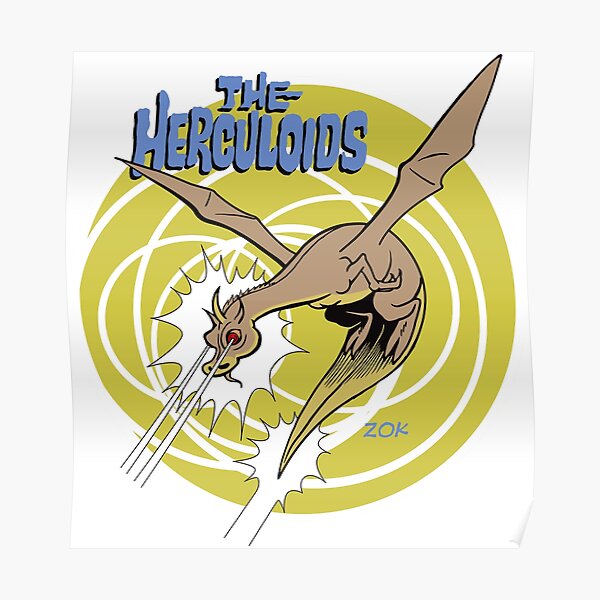 Póster «Homenaje a los Herculoides, personaje de animación de los 60 ...
